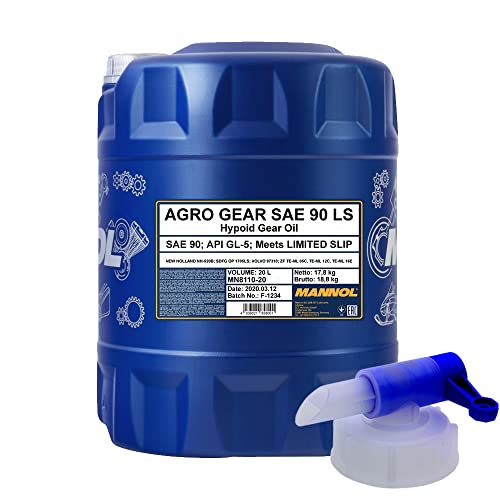 MANNOL 20 Liter, Agro Gear SAE 90 LS Traktor GETRIEBEÖL + Zapfhahn (3,48€/L) kaufen Schmierstoffe