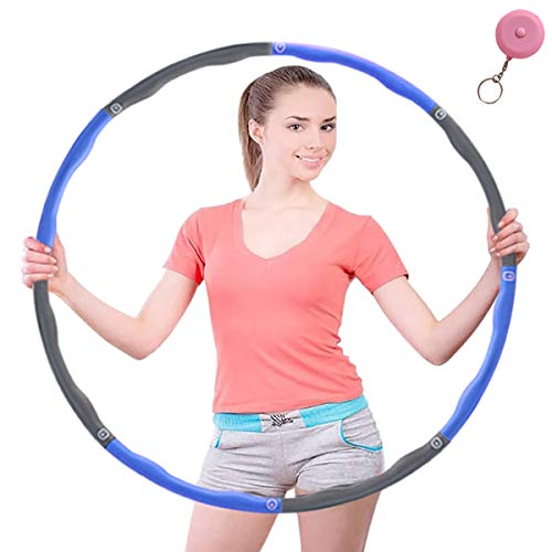 HKBTCH Hula Hoop zur Gewichtsreduktion,6-8 Segmente Abnehmbarer Hoola ...